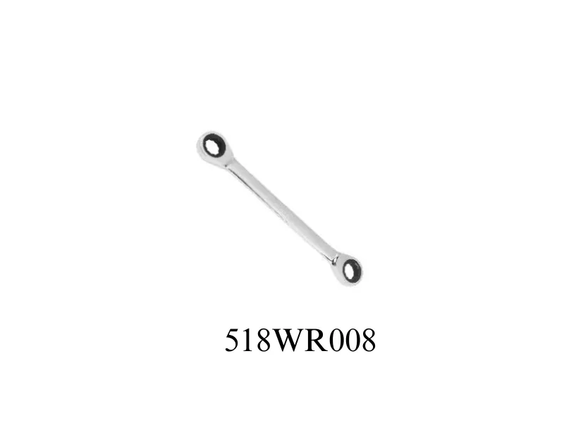 Double Box-End Ratcheting Wrench-518WR008